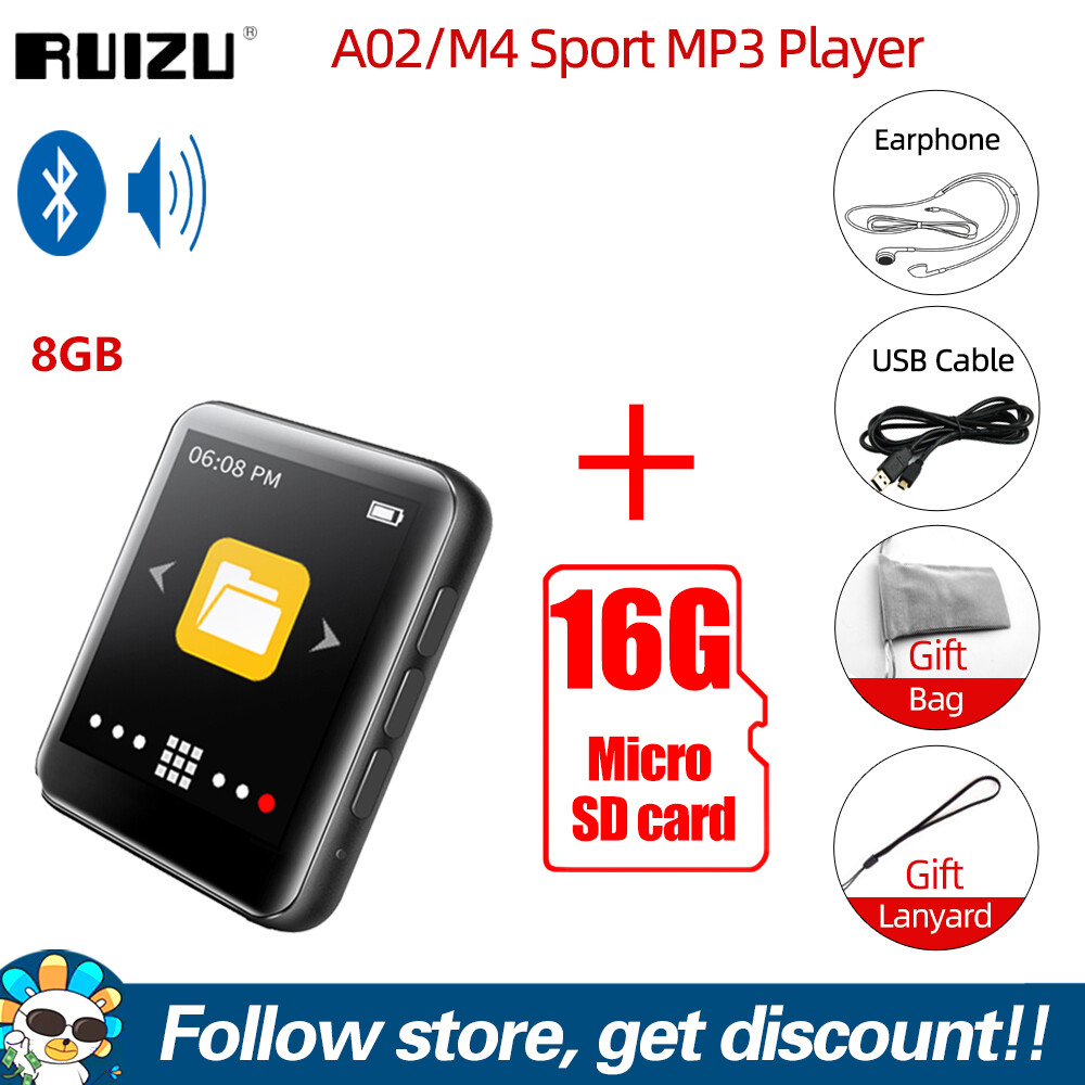 RUIZU Máy Nghe Nhạc MP3 MP4 Bluetooth M4 A02 Máy Nghe Nhạc MP3 MP4 ...