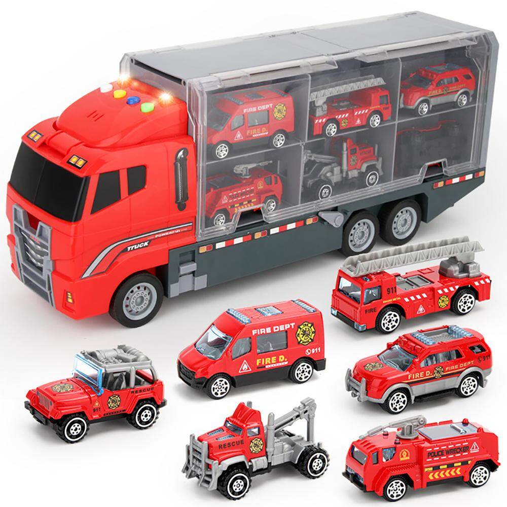 Transport Carrier Truck Toys Vehicles Toy Car Set Durable Simulation ...