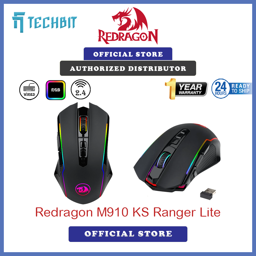 Redragon M910 KS Ranger Lite Wireless Gaming Mouse 8000 DPI | Lazada