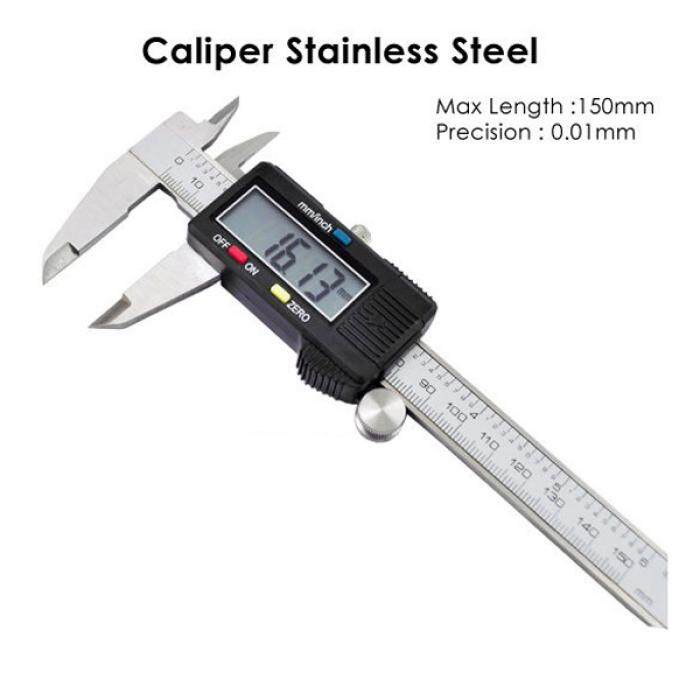 Stainless Steel LCD Digital Caliper Vernier 6 inch 150mm (with box ...