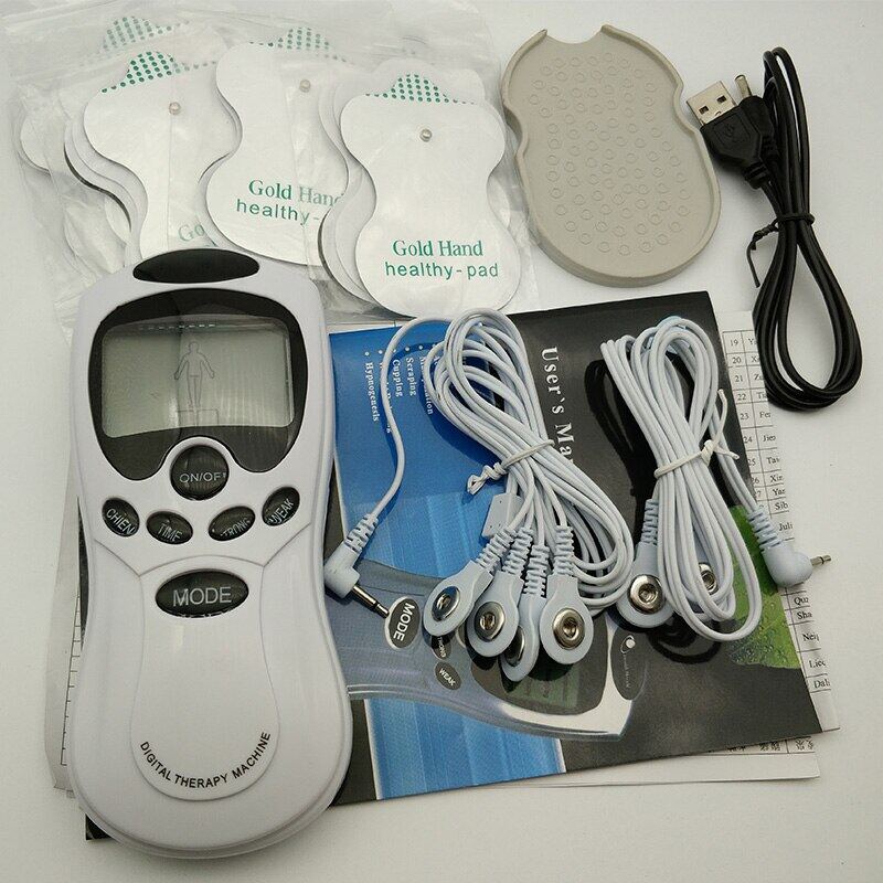 Dual Output Slimming Electric Tens Therapy Body Massager Relax Pain ...