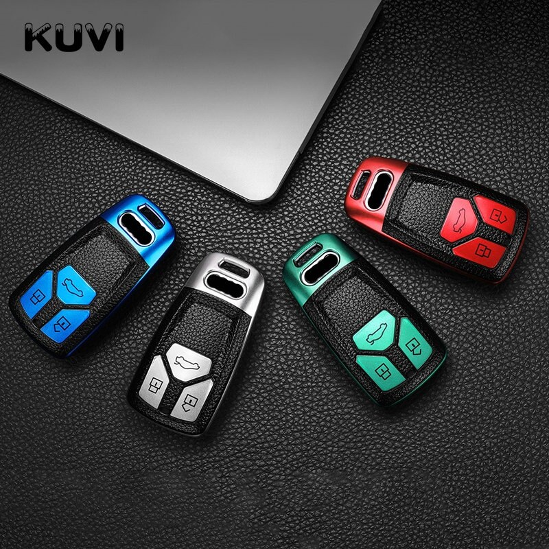 [ร้อน W] หนัง Tpu รถ Remote Key Shell สำหรับ Audi A4 B9 A5 A6l A6 S4 S5