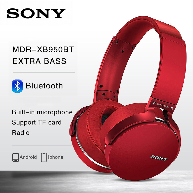 【Delivery on 72 hours】SONY XB950BT Wireless Bluetooth Headphone MDR-XB950BT Extra Bass Hi-Fi ...
