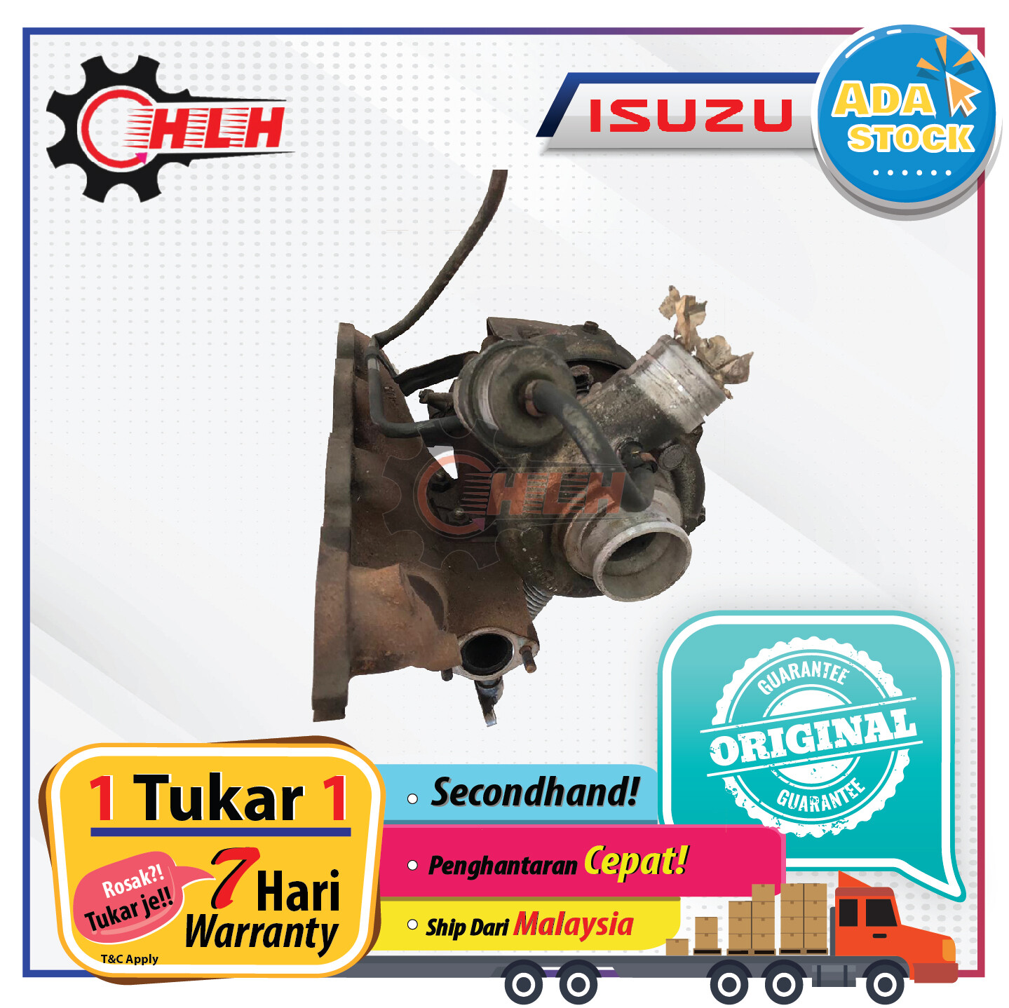 ISUZU NPR 4HE1 TURBO CHARGER WITH MANIFOLD (SECOND ORIGINAL) | Lazada