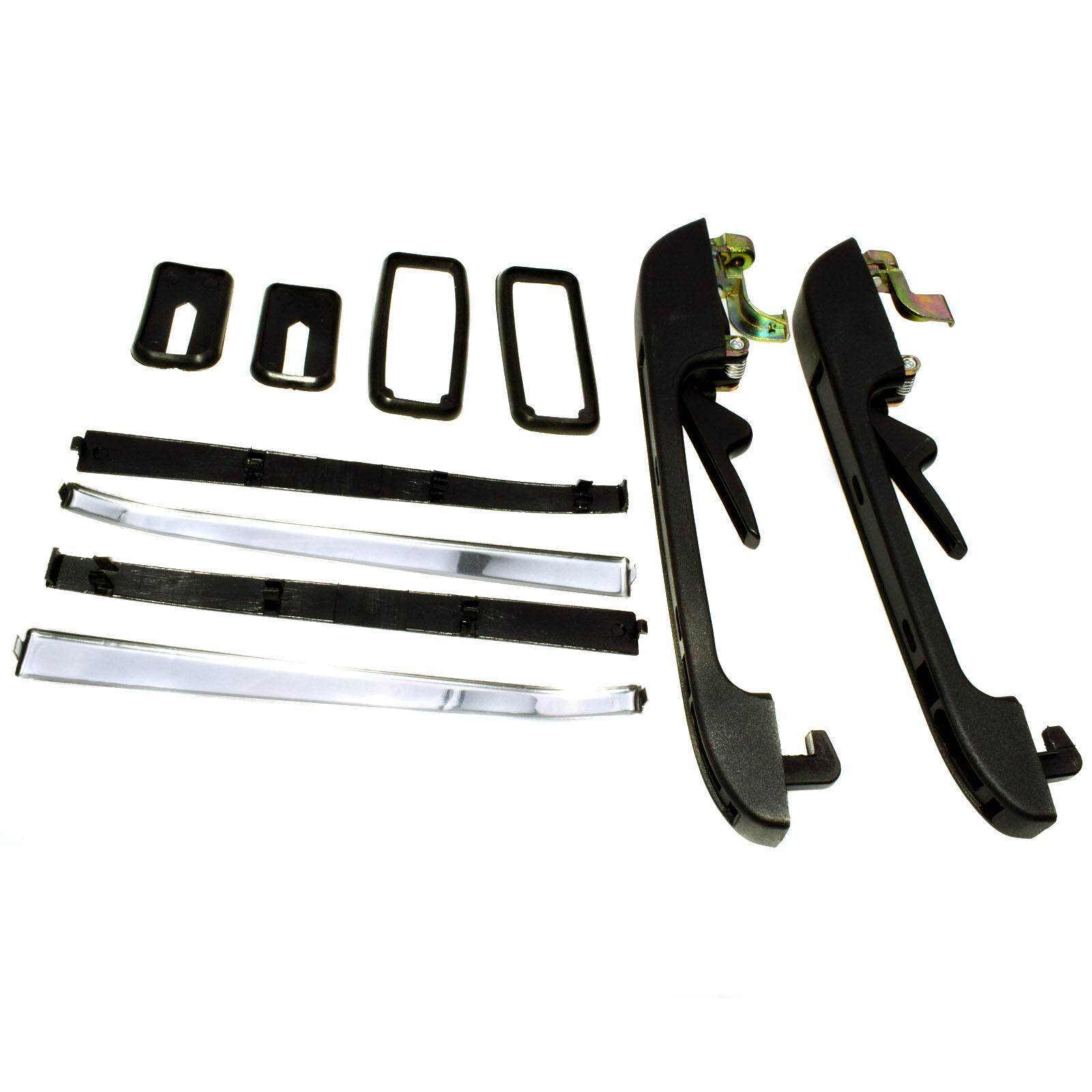 Rejog4 ใหม่นอกมือจับประตูด้านหลังซ้ายขวา 193839205 193839206 สำหรับ VW ...