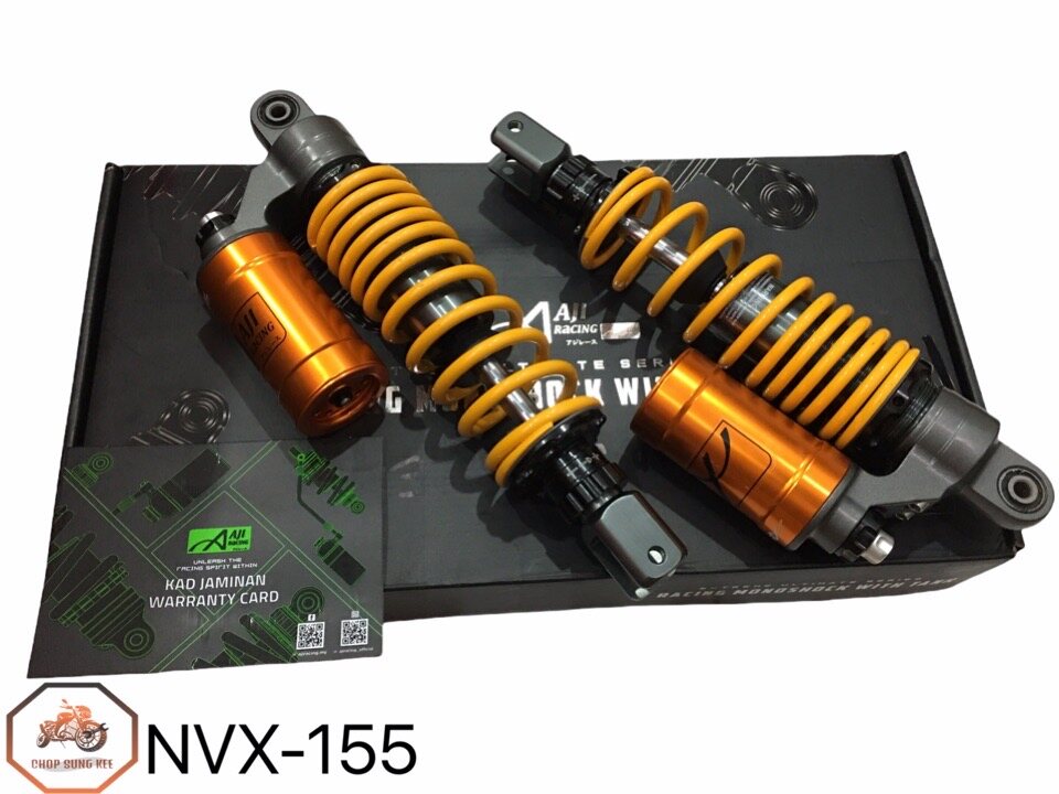 REAR ABSORBER MONOSHOCK WITH GAS AJI RACING 305MM FOR YAMAHA NVX-155 ...