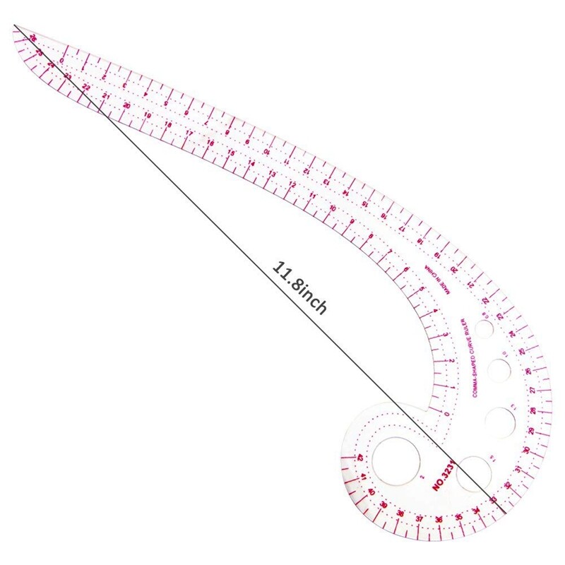 Sewing Ruler Set (4 Pcs) - Metric Ruler Set French Curve Pattern ...