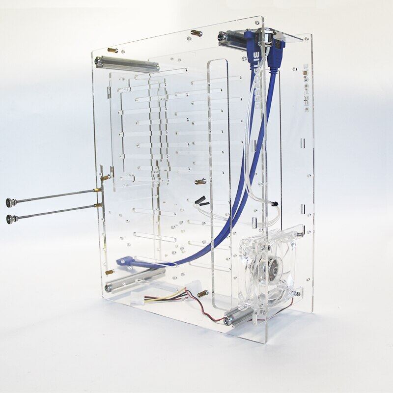 Open Chassis ATX Transparent Personality Chassis Vertical Horizontal ...