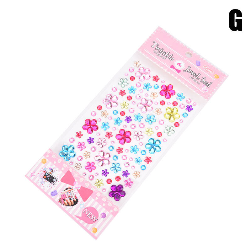 3D Children Gem Stickers diamond Sticker Acrylic Crystal sticker DIY ...