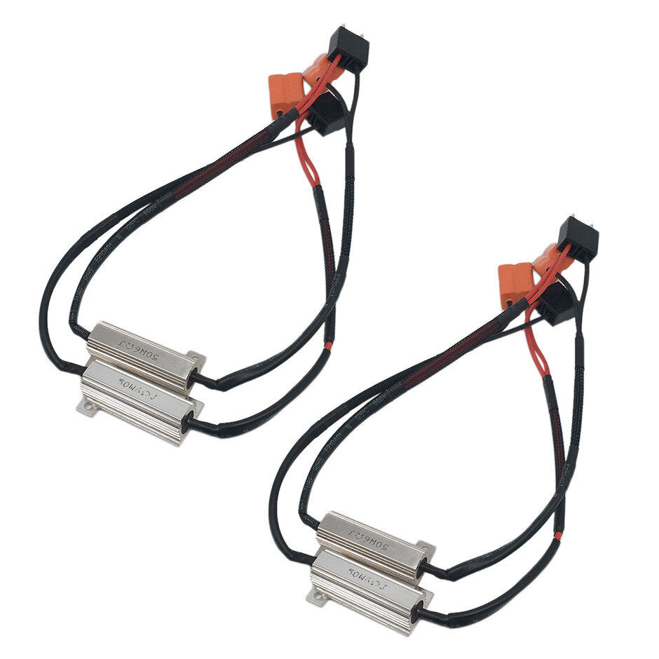 ELEC 4X H7 50W 12V Car LED DRL Fog Headlight Load Resistor Turn Singal Load Resistor Canbus ...