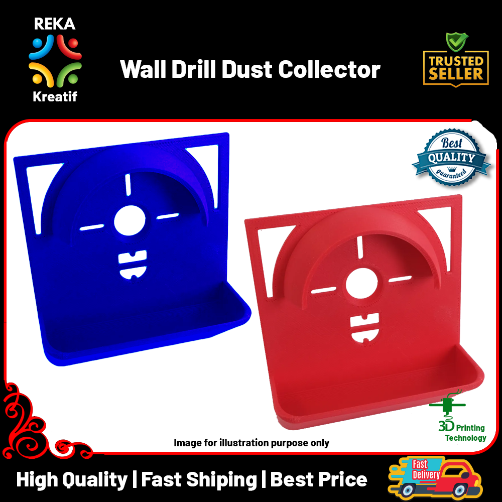 Drilling Guide & Dust Collector 3D Printed - Easy to use | Lazada