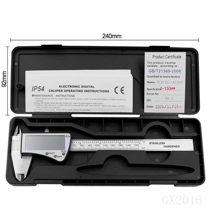 Digital hand pliers 6 inch (about 15 cm) measuring tool IP54 waterproof ...