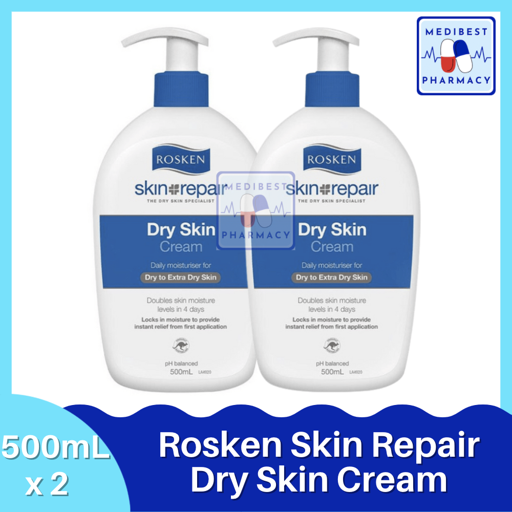 Rosken Skin Repair Dry Skin Cream (500mL / 2 x 500mL) | Lazada