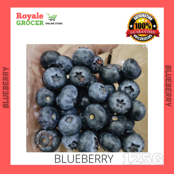 Royale Grocer Fresh Blueberry 125g per box 蓝莓 | Lazada