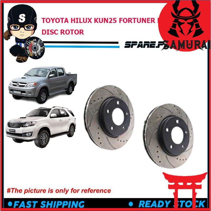 TOYOTA HILUX KUN25 FORTUNER KUN50 FRONT DISC ROTOR RACING PERFORMANCE ...