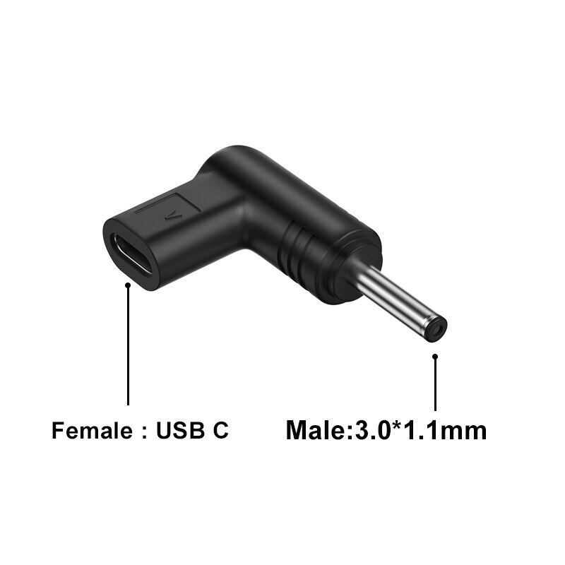 USB C PD to DC Power Connector Universal 5V 9V 12V Type C to DC Jack ...