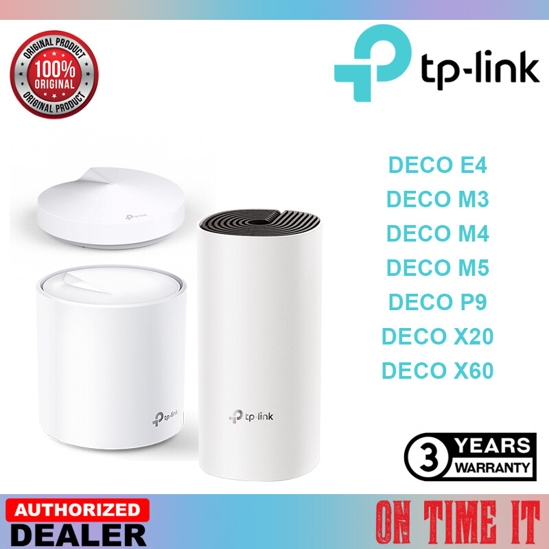 TP-LINK DECO E4 M3 M4 M5 P9 M9 PLUS X20 X60 X90 AC1200 AC1300 AC2200 ...