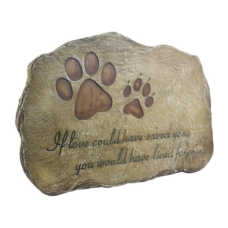 [ZUI6] Pet Memorial Stone Marker for Dog Or Cat Garden Stone for Loved ...
