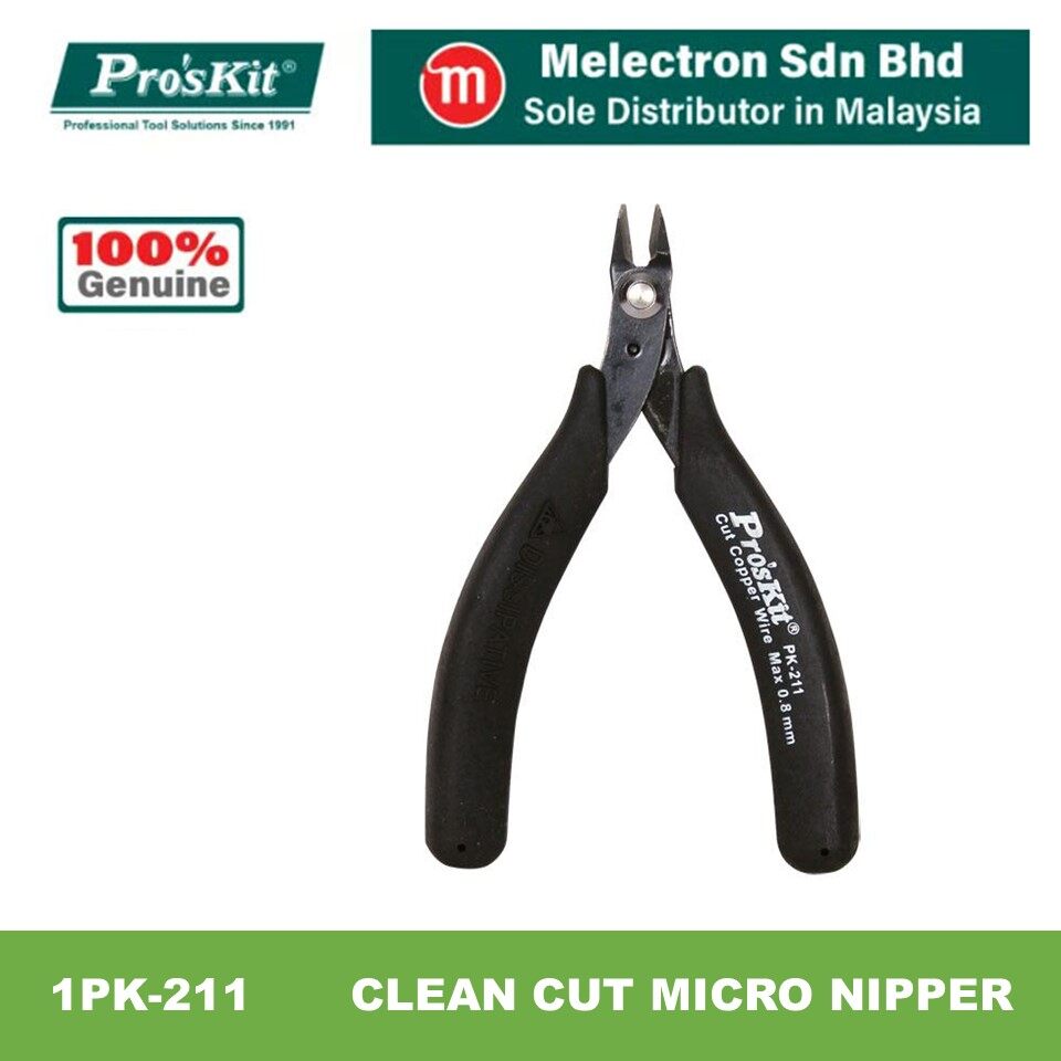 Pro'sKit 1PK-211 Clean Cut Micro Nipper | Lazada