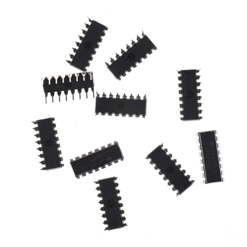 10PCS CD4017BE 4017 CD4017 Decade Counter Divider IC - LANGTING - ThaiPick