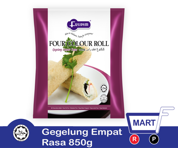 FUSIPIM Four Colour Roll 850g (Gegelung Empat Rasa) [KL, Klang ...