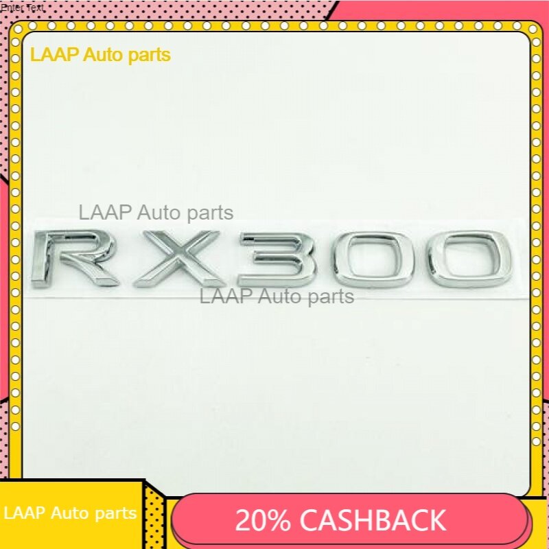 LAAP Lexus RX300 RX350 Alphabetic logo rear trunk logo stickers ...
