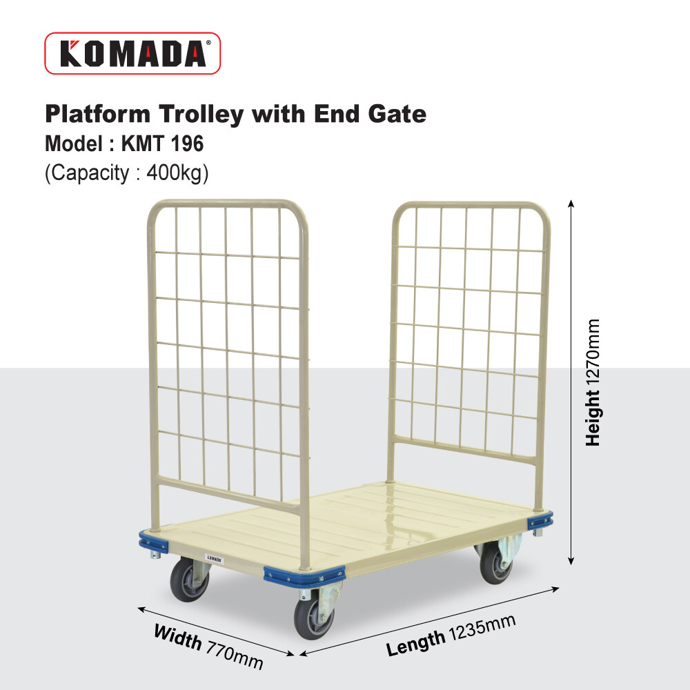TTF Rack™ (KMT Series) KOMADA 400KG Foldable Handle Platform Trolley ...
