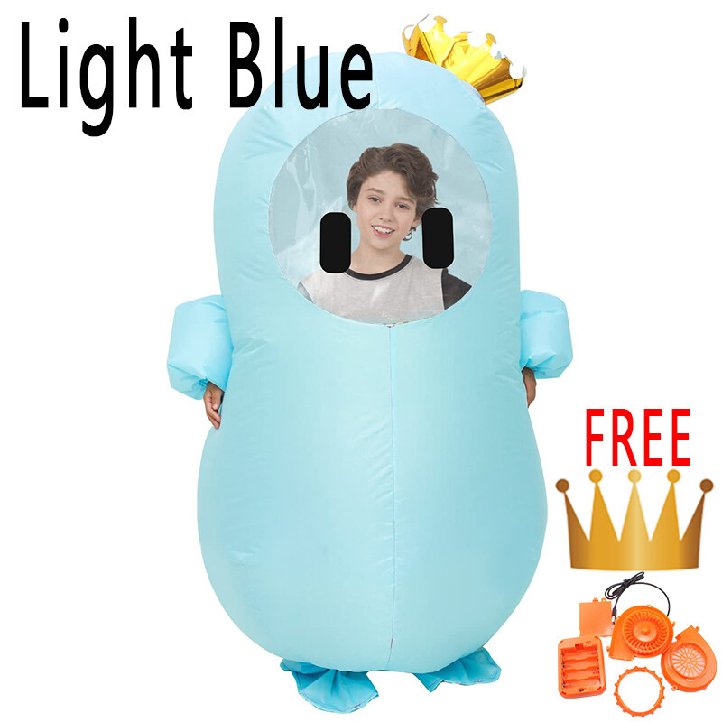 Fall Guys Costume Inflatable Kids Adults Girl Boy Woman Men Jellybean ...