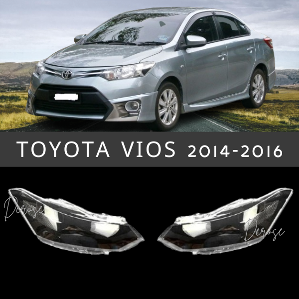 TOYOTA VIOS 2014 2015 2016 NCP150 HEADLAMP COVER / HEADLIGHT COVER ...