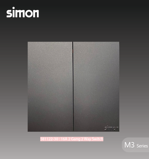 Simon[european Brand] M3 Series Black Switch Switches And Socket Outlet