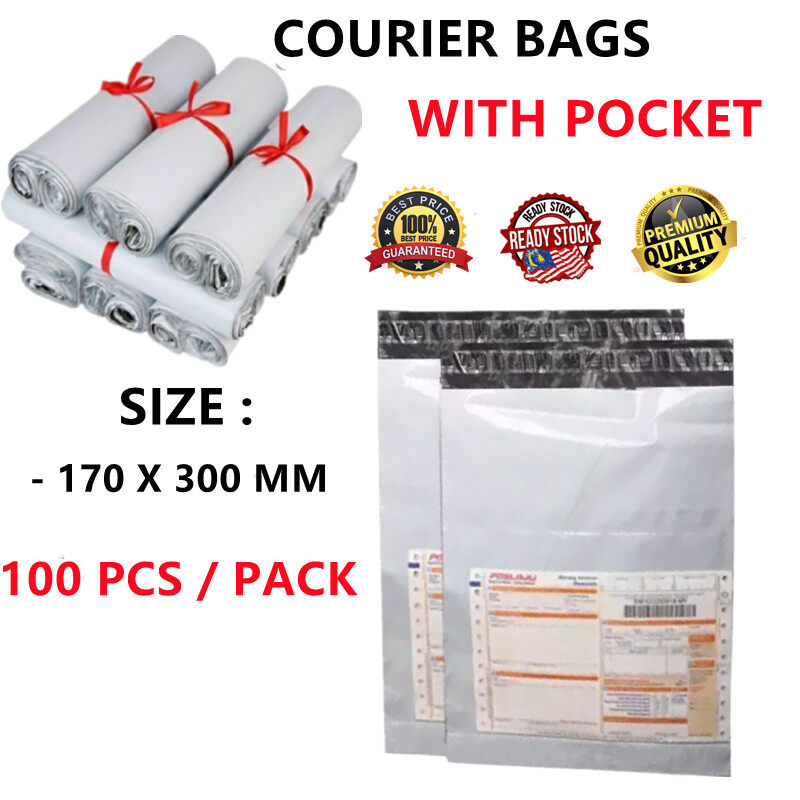 💥READY STOCK💥Courier Bag with Pocket Parcel Bag Flyers Courier Plastic ...