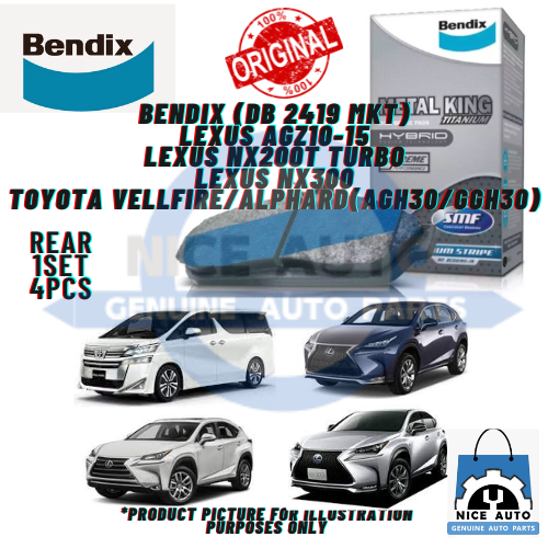 LEXUS AGZ10-15 / LEXUS NX200T TURBO / LEXUS NX300 / TOYOTA VELLFIRE ...