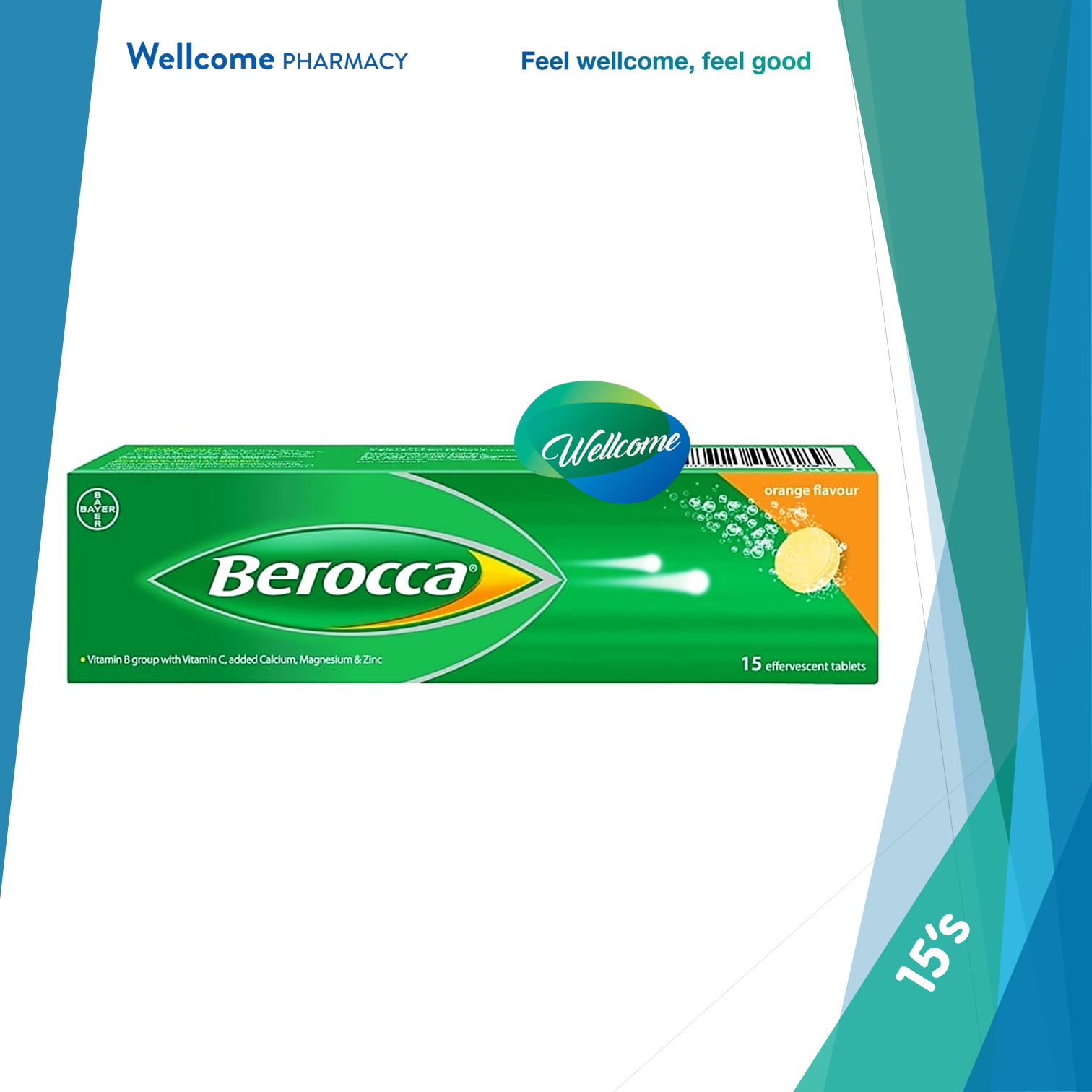 Berocca Effervescent Tablet Orange Flavour - 15's | Lazada