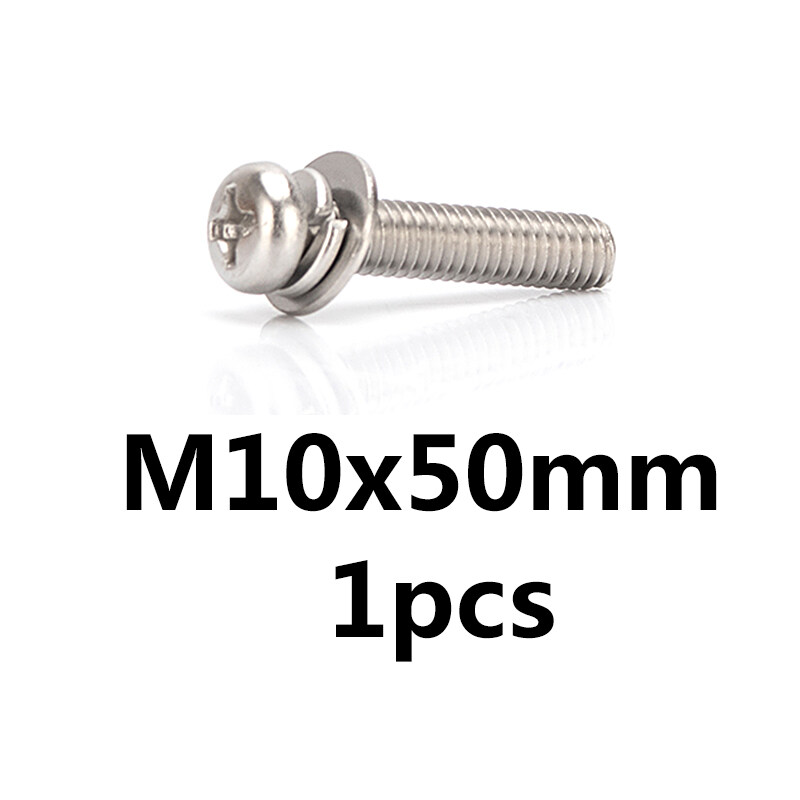 304 Stainless Steel Cross Recessed Phillips Pan Head Screw with Washer M2 M2.5 M3 M4 M5 M6 M8 ...