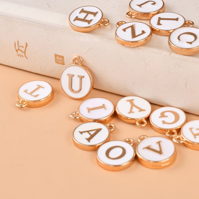 RAISS Korea 26 Letter Bracelet Pendant Alphabet Personalize Geometric ...