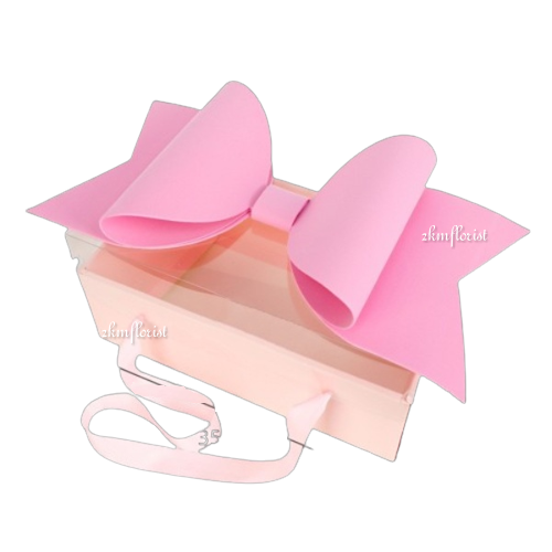 BIG RIBBON BOX Korean PVC mother father day Korean Fruits box flower ...