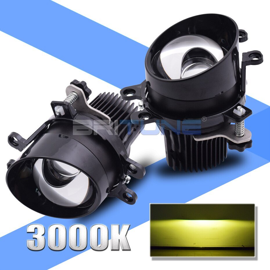 Hyperboloid Super Bright Bi LED Fog Light Projector Lens For Toyota ...