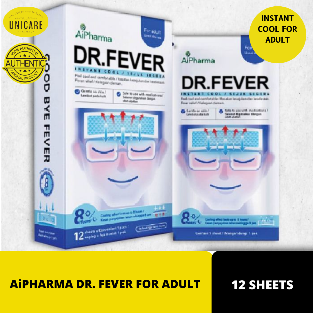 AiPHARMA DR. FEVER FOR ADULT 12 SHEETS | Lazada