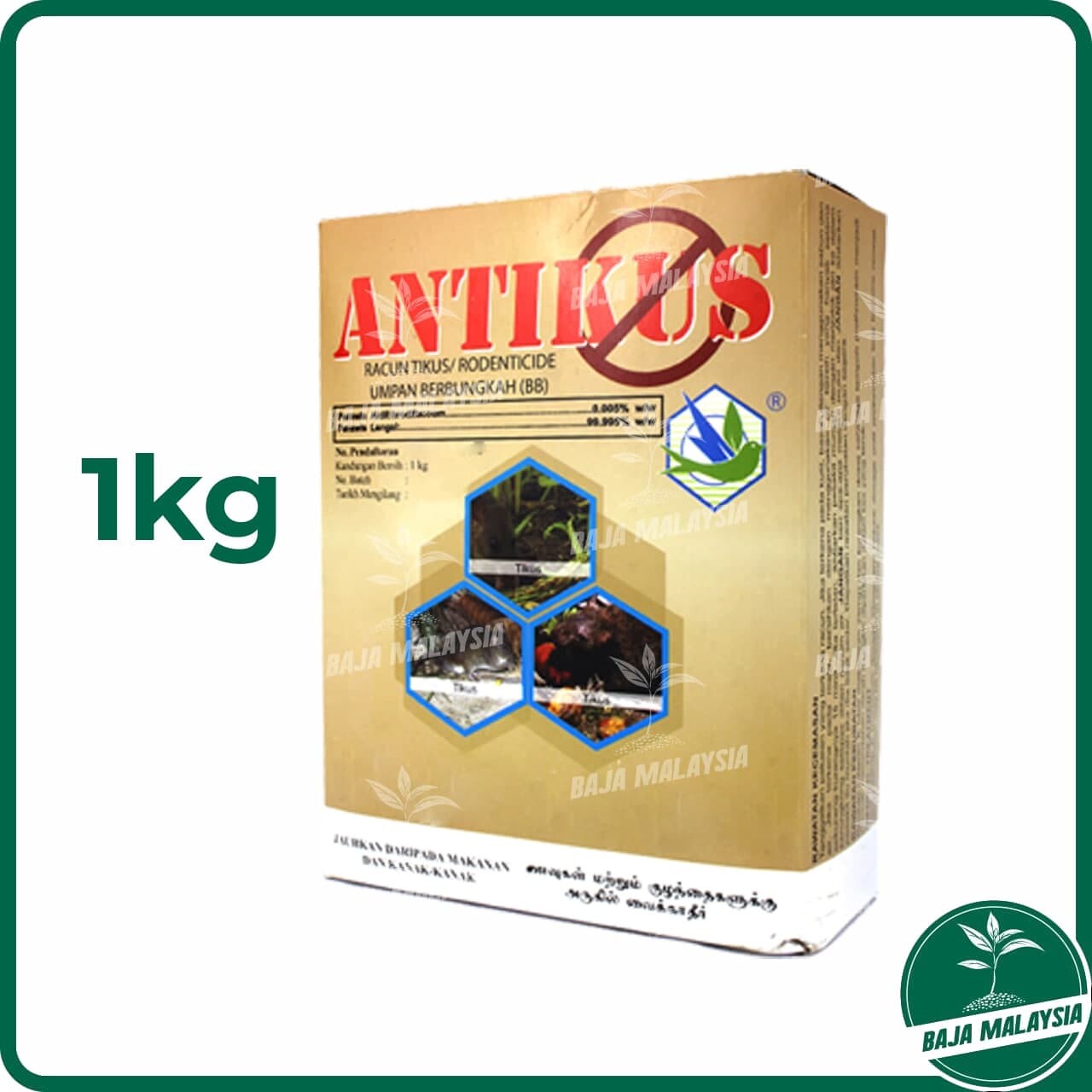 ANTIKUS Racun Tikus 1KG | Lazada