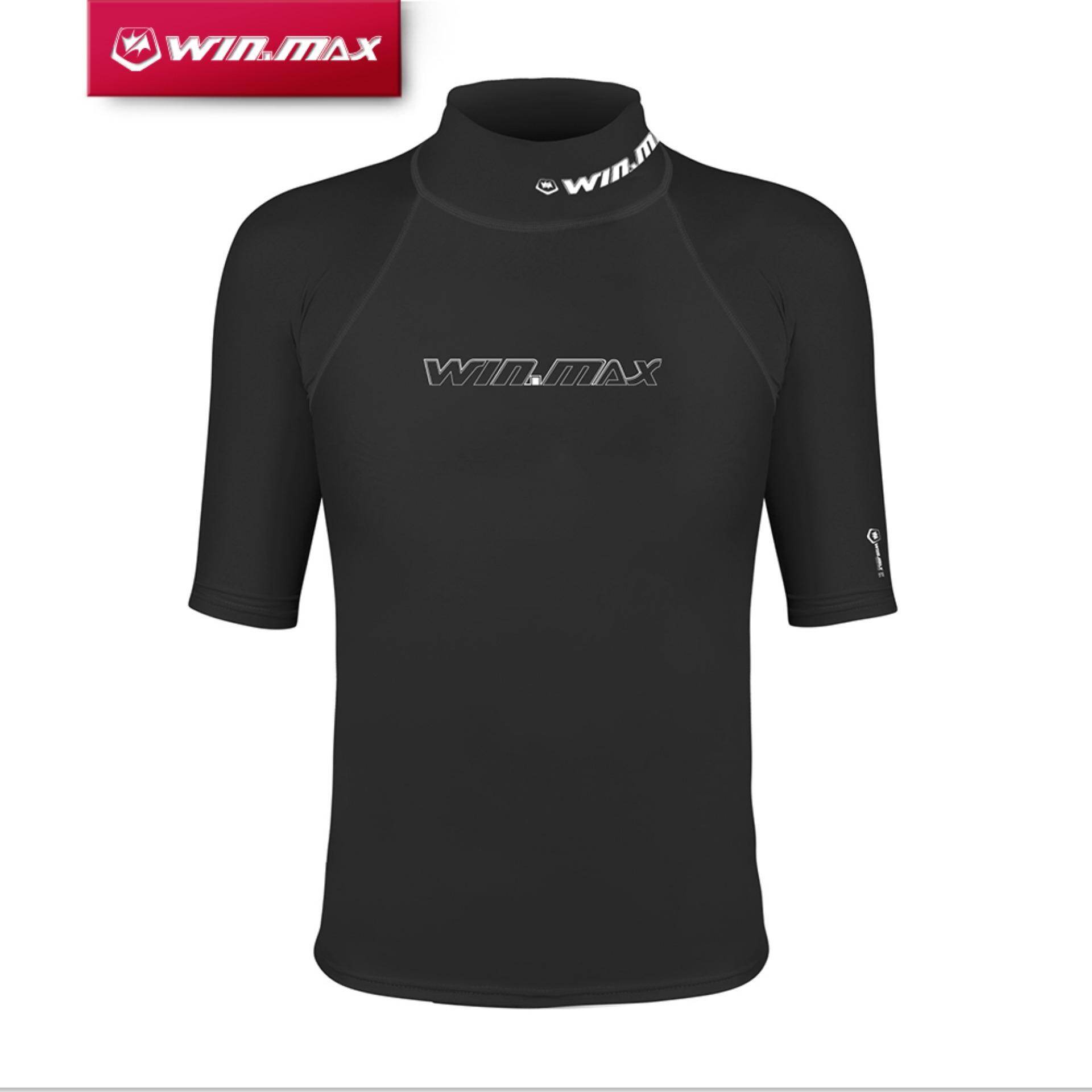 WINMAX แขนสั้น Surf เสื้อผ้าชุดดำน้ำเสื้อ Lycra Rashguard - Winmax ...