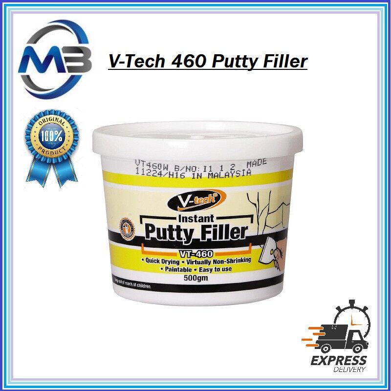(0.5KG) V-TECH VT-460 INSTANT PUTTY FILLER | Lazada