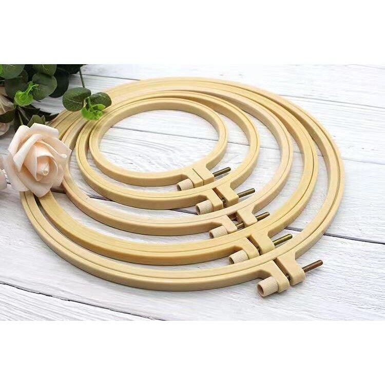 Ready Stock- Embroidery Hoop/ Plastic Hoop/ Wooden Hoop- Cross Stitch ...