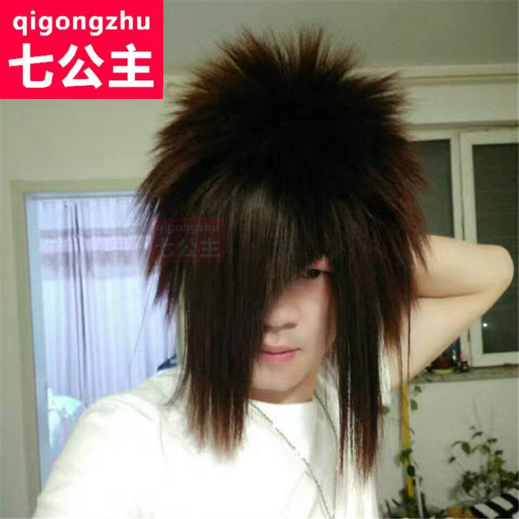 Non-mainstream wig killing Matt's headgear exploding head color wig ...