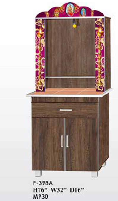 Ready-Fixed Akshardham Altar Indian Prayers Cabinet / Hindu Prayer ...