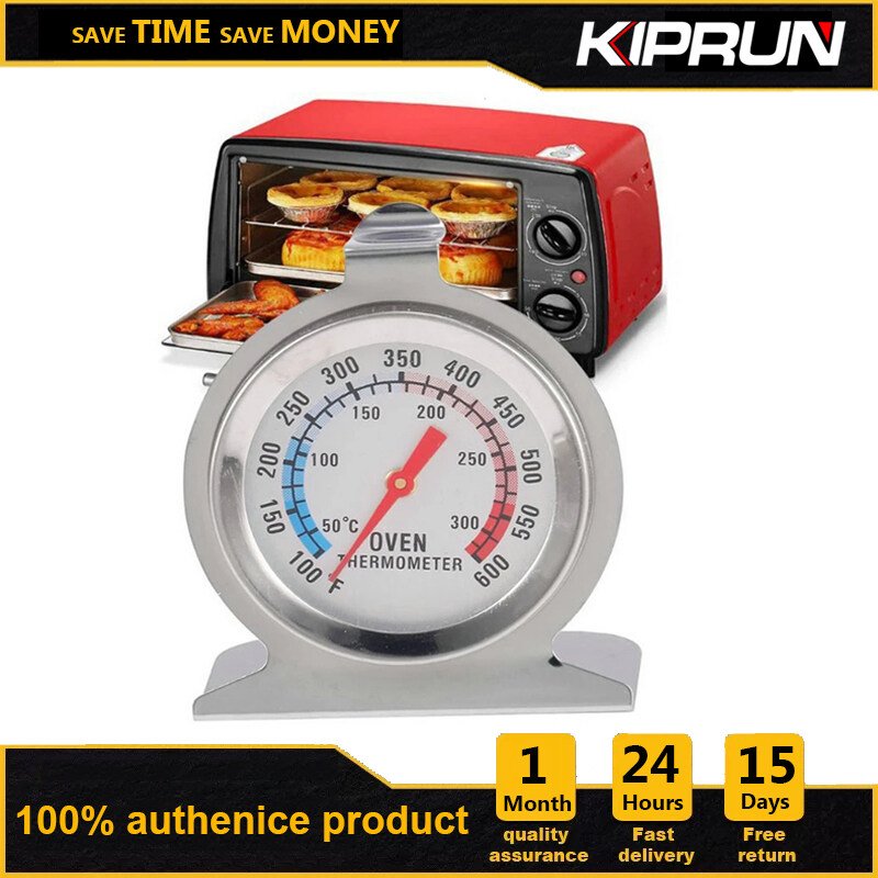 KIPRUN Oven Thermometer 300°C Stainless Steel Oven Thermometer Mini ...