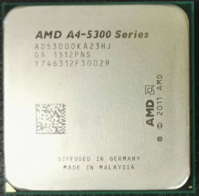 AMD A4-5300 3.4GHz Socket FM2 APU A4คอมพิวเตอร์ตั้งโต๊ะ - weiyueying ...