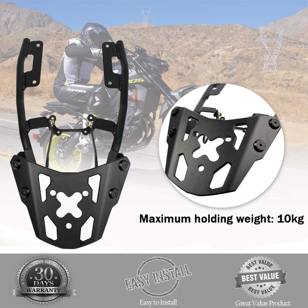 Allotmark Motorcycle Accessories Aluminum Rear Carrier Luggage Rack ...