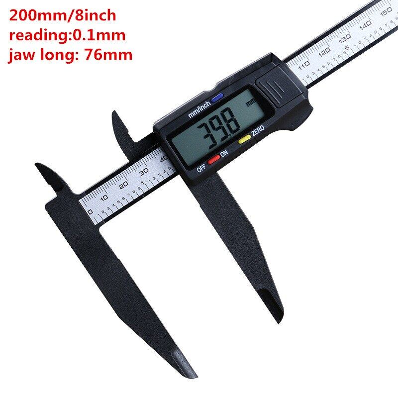 150Mm 200Mm 300Mm 0.1Mm Digital Electronic Vernier Caliper Jaw Long ...