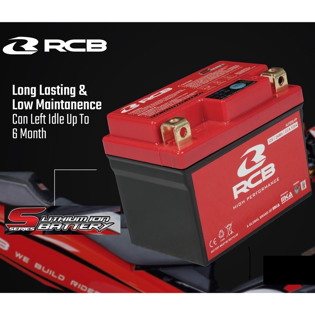 RCB RACING BOY YTZ5 HJTZ5S-FP LITHIUM BATTERY( LIGHT WEIGHT LONG LIFE ...