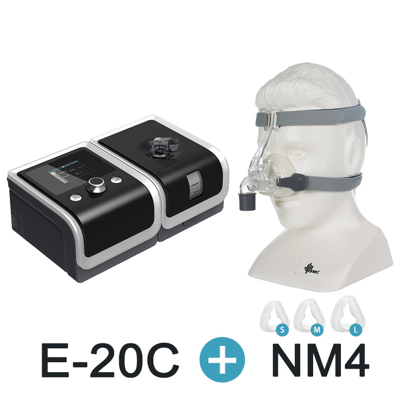 BMC E-20C CPAP Machine Sleep Apnea Device With Mask Fixed Pressure ...